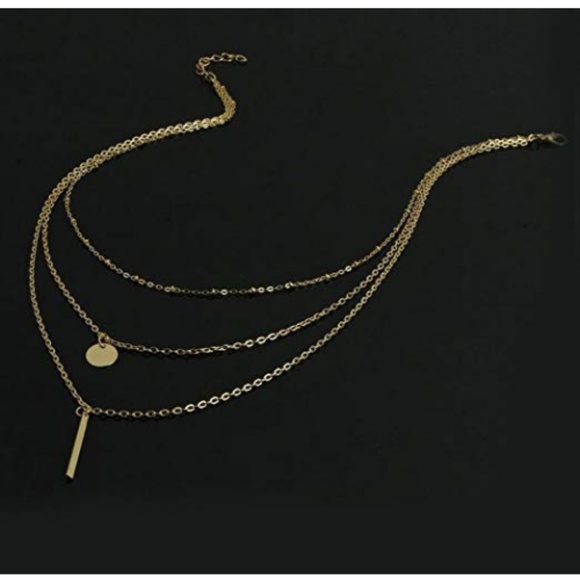 KingsTrend | Jewelry | New Gold 3 Tier Pendent Long Chain Necklace ...